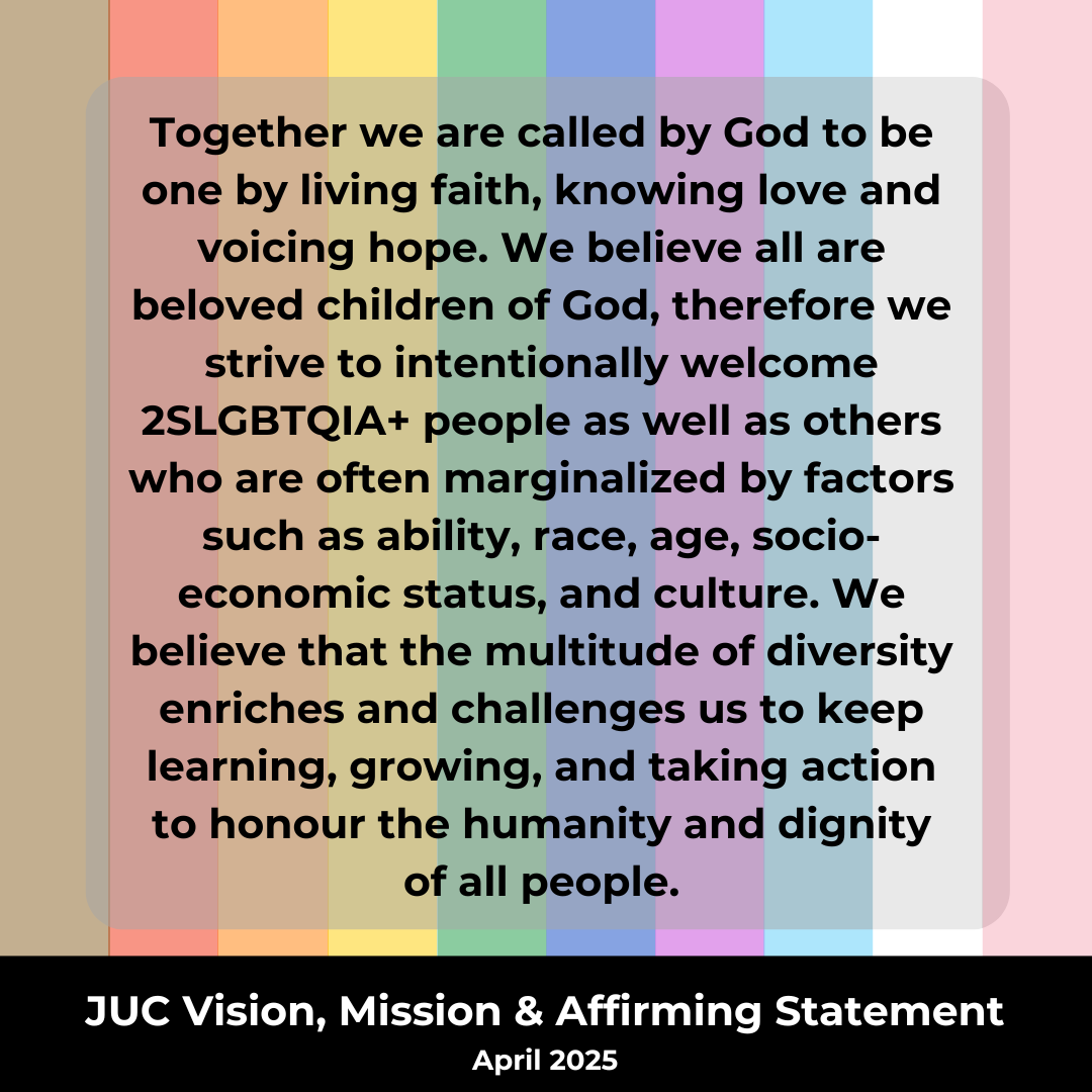 Affirming Ministry – Jubilee United Church